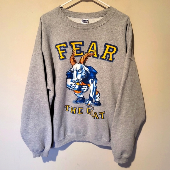 Gildan | Shirts | Us Naval Academy Navy Football Fear The Goat ...